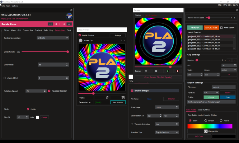 Creating Stunning Pixel LED Effects with Pixel LED Animator 2